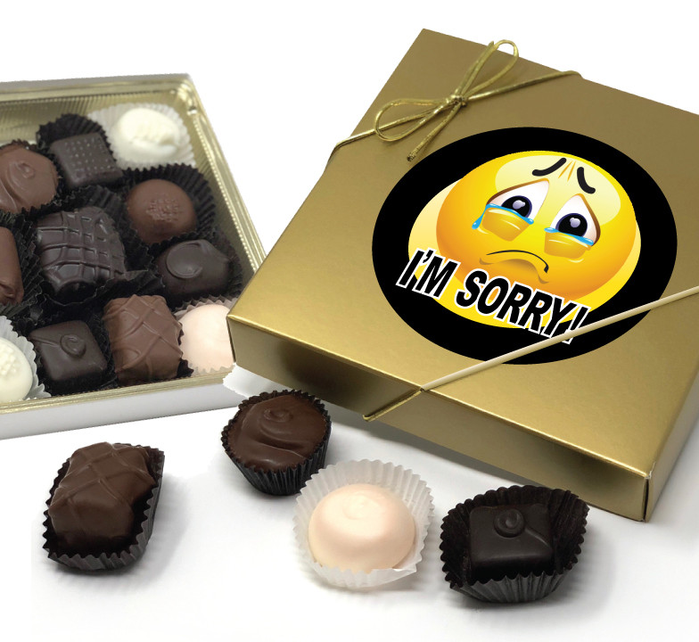 I'm Sorry 12pc Chocolate Candy Box