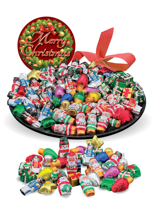 Christmas Chocolate Candy Tray