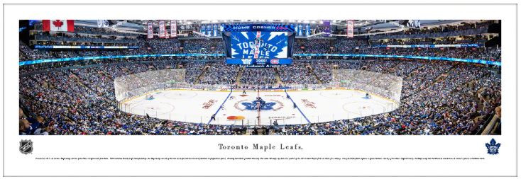 Toronto Maple Leafs at Scotiabank Arena Panoramic Poster - the Stadium ...