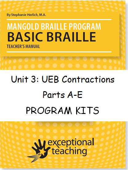 braille contractions checklist