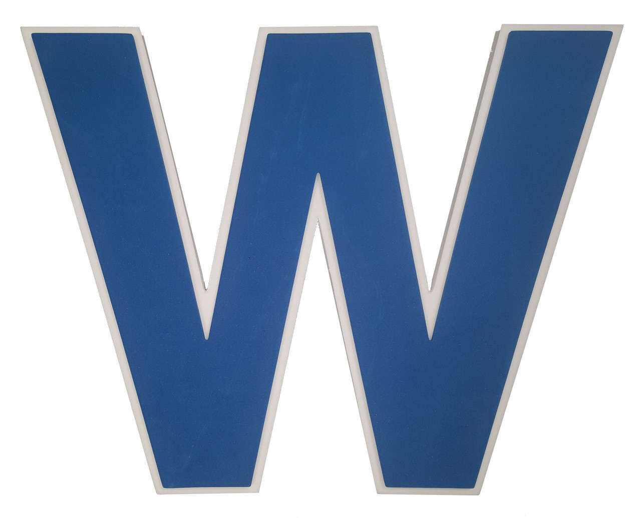 Chicago Cubs (W) 3D Fan Foam Logo Sign - Collectible Supplies