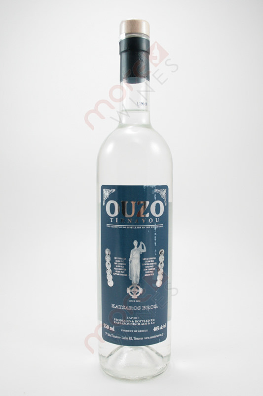 Katsaros Tirnavou Ouzo 750ml - MoreWines