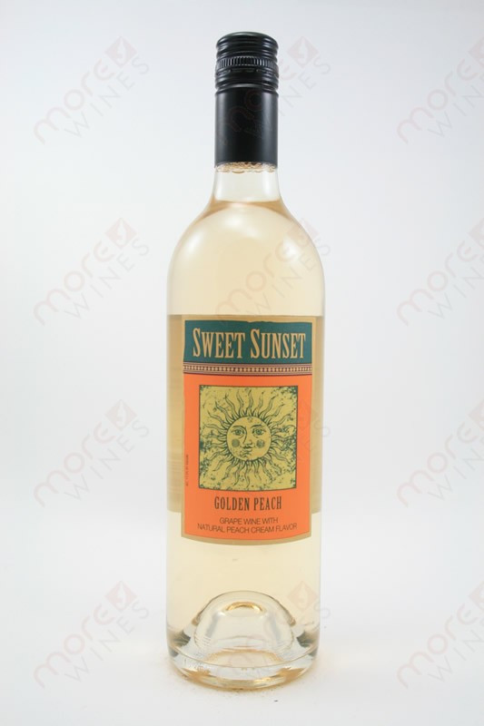 Sweet Sunset Golden Peach Wine - MoreWines