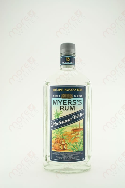 Myers's Platinum White Rum 750ml - MoreWines