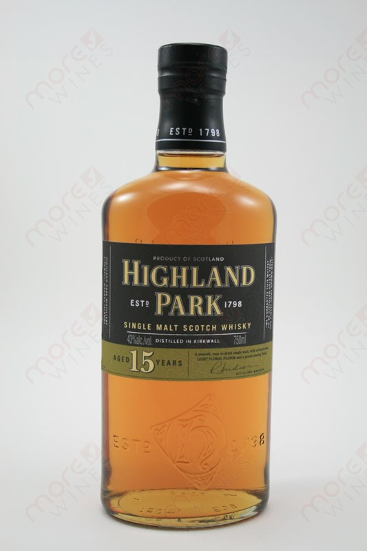 Highland Park Aged 15 Years Single Malt 750ml - MoreWines