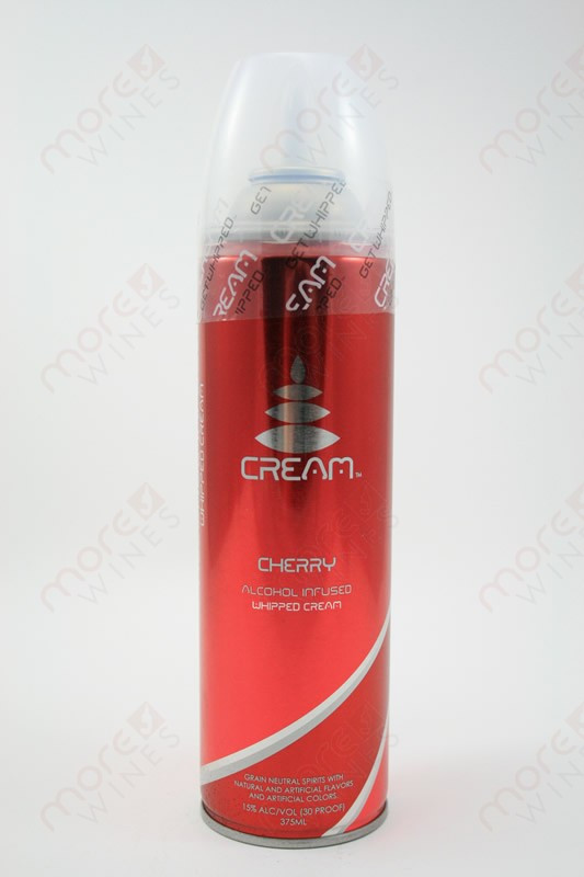 Cream Cherry Alcohol Infused Whipped Cream 375ml - MoreWines