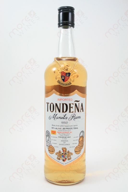 Tondena Manila Gold Rum 750ml - MoreWines