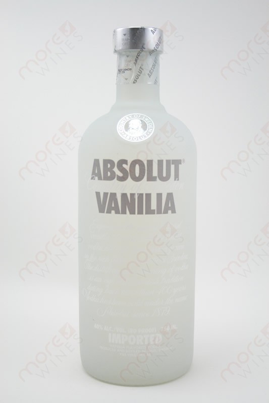 Absolut Vanilia Vodka 750ml - MoreWines