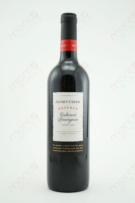 Jacob's Creek Reserve Cabernet Sauvignon 2002 750ml - MoreWines