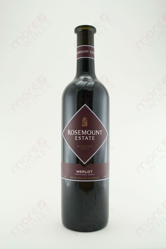 Rosemount Estate Diamond Label Merlot 750ml - MoreWines