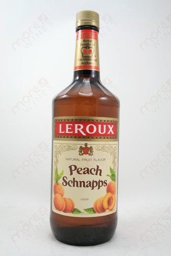 Leroux Peach Schnapps 1l Morewines