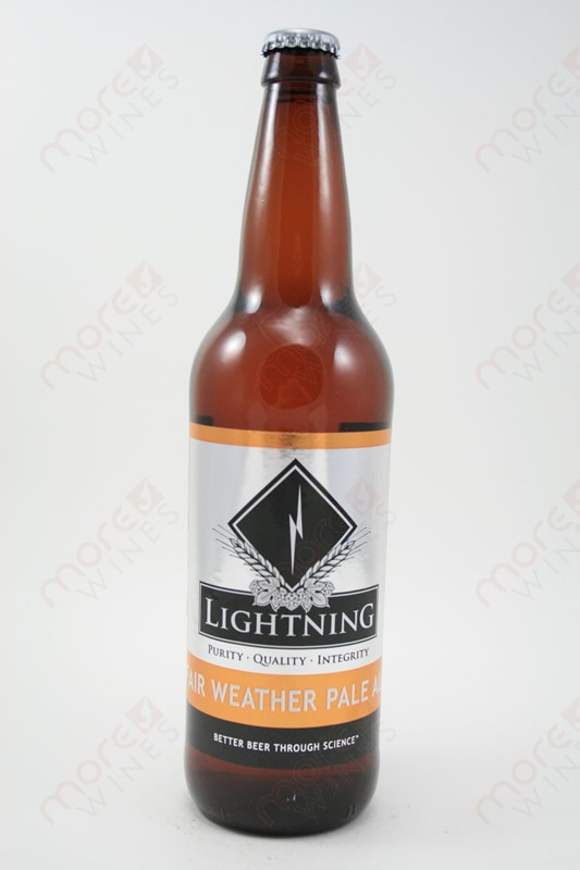 Lightning Fair Weather Pale Ale 22fl oz - MoreWines