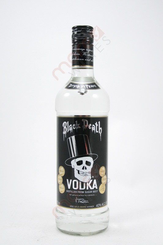 Black Death Vodka 750ml - MoreWines