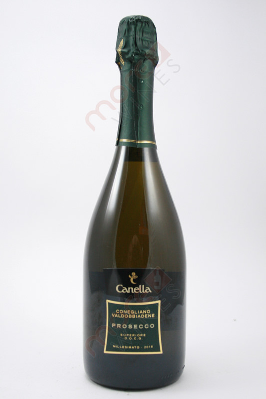 Canella Prosecco Superiore di Conegliano Valdobbiadene DOCG Sparkling ...