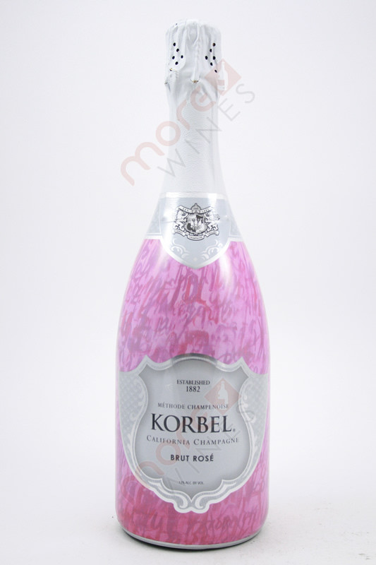 Korbel California Brut Rose Champagne 750ml - MoreWines