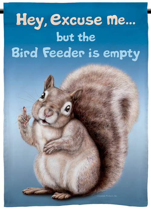Squirrel Meme Bird Feeder