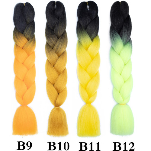 the Color B1~B50 of 100 Colors High Quality Braiding Hair 24 inch Jumbo ...