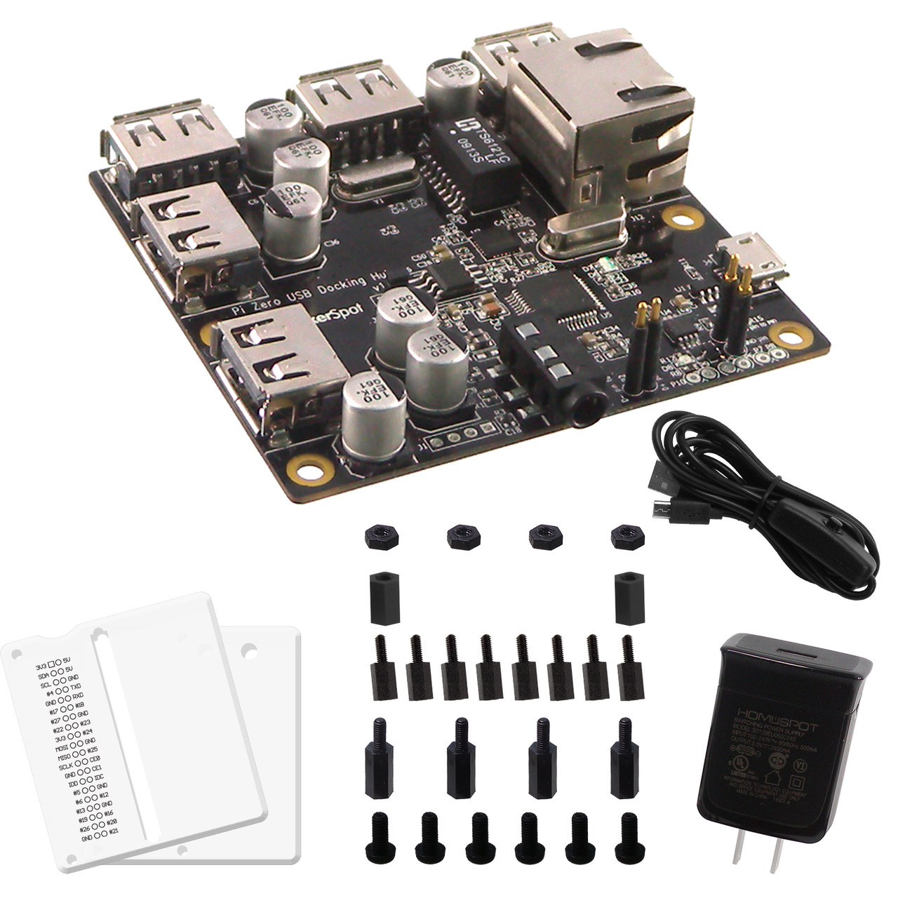 Docking Hub Kit For Raspberry Pi Zero Makerspot