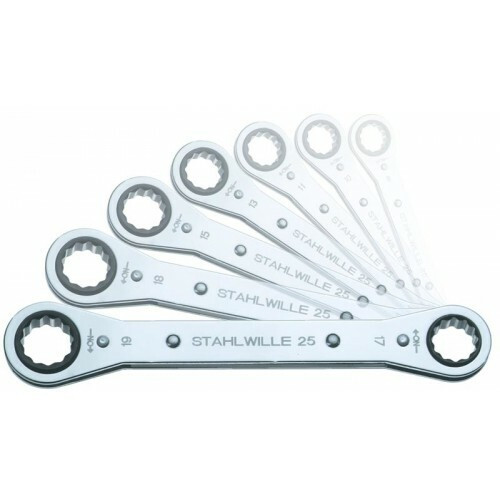 96411301 Stahlwille 25/7 Piece Ratchet Wrench Set - ChadsToolbox.com Inc