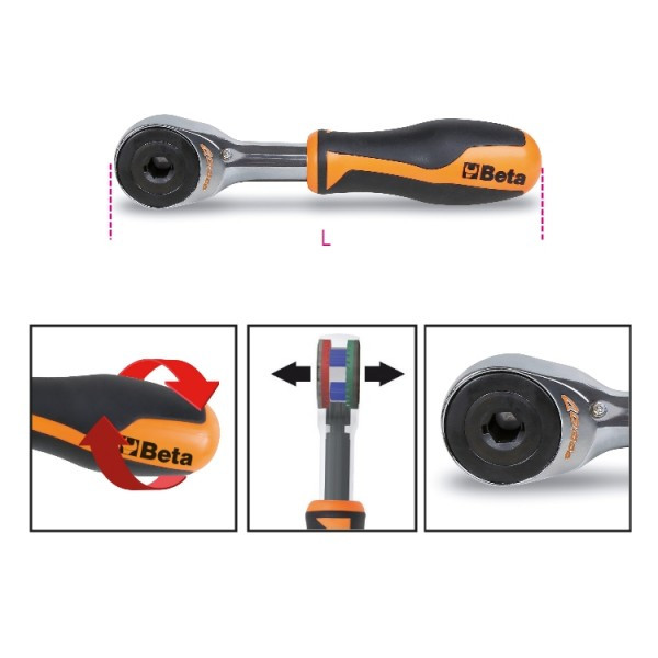 BETA 008600884 860/58-BIT RATCHET WITH ROTATING HANDLE - ChadsToolbox ...