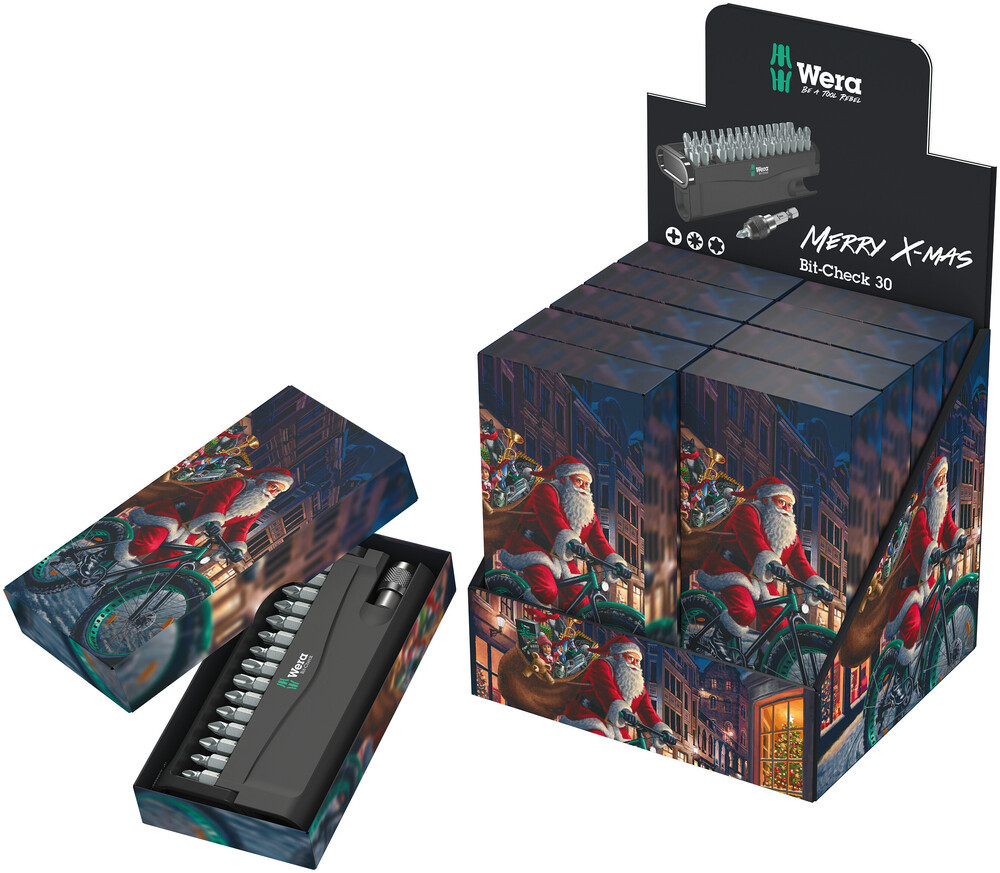 WERA 05135818001 BIT-CHECK 30 CHRISTMAS - ChadsToolbox.com Inc