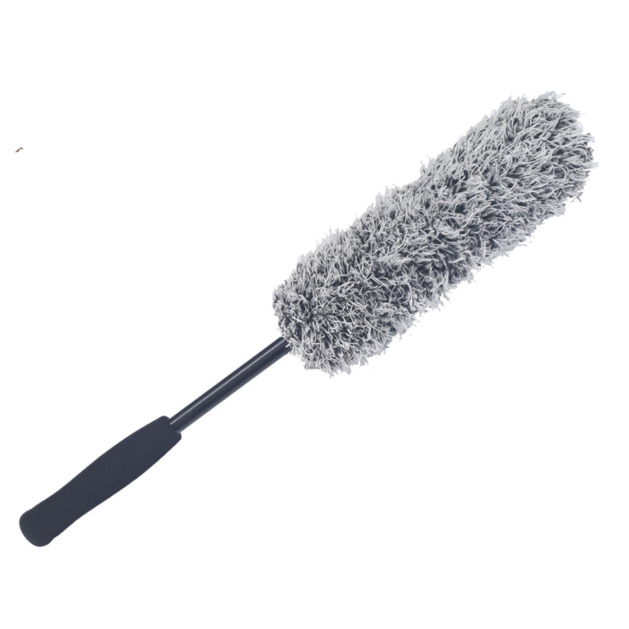 Premium Microfibre wheel brush Black/White - Detail Central