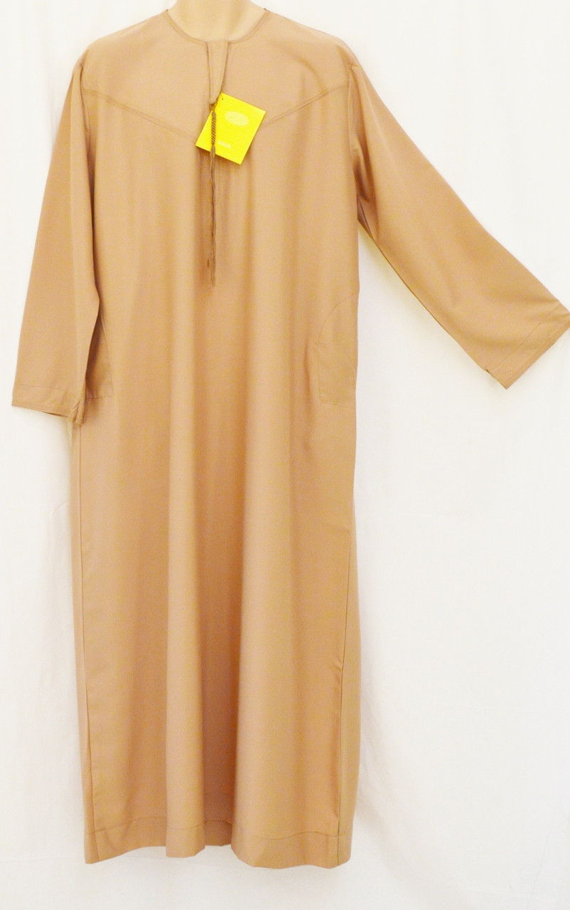 10 Brown Saudi Arabic thobes - DesertDress