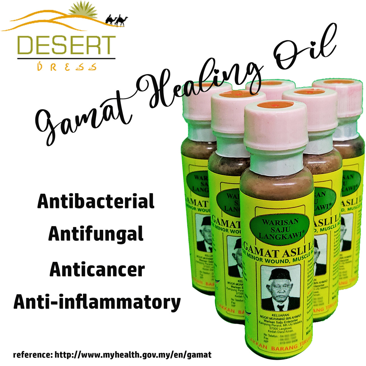 Sea Cucumber Medicinal Oil Minyak Gamat Plus for Massage