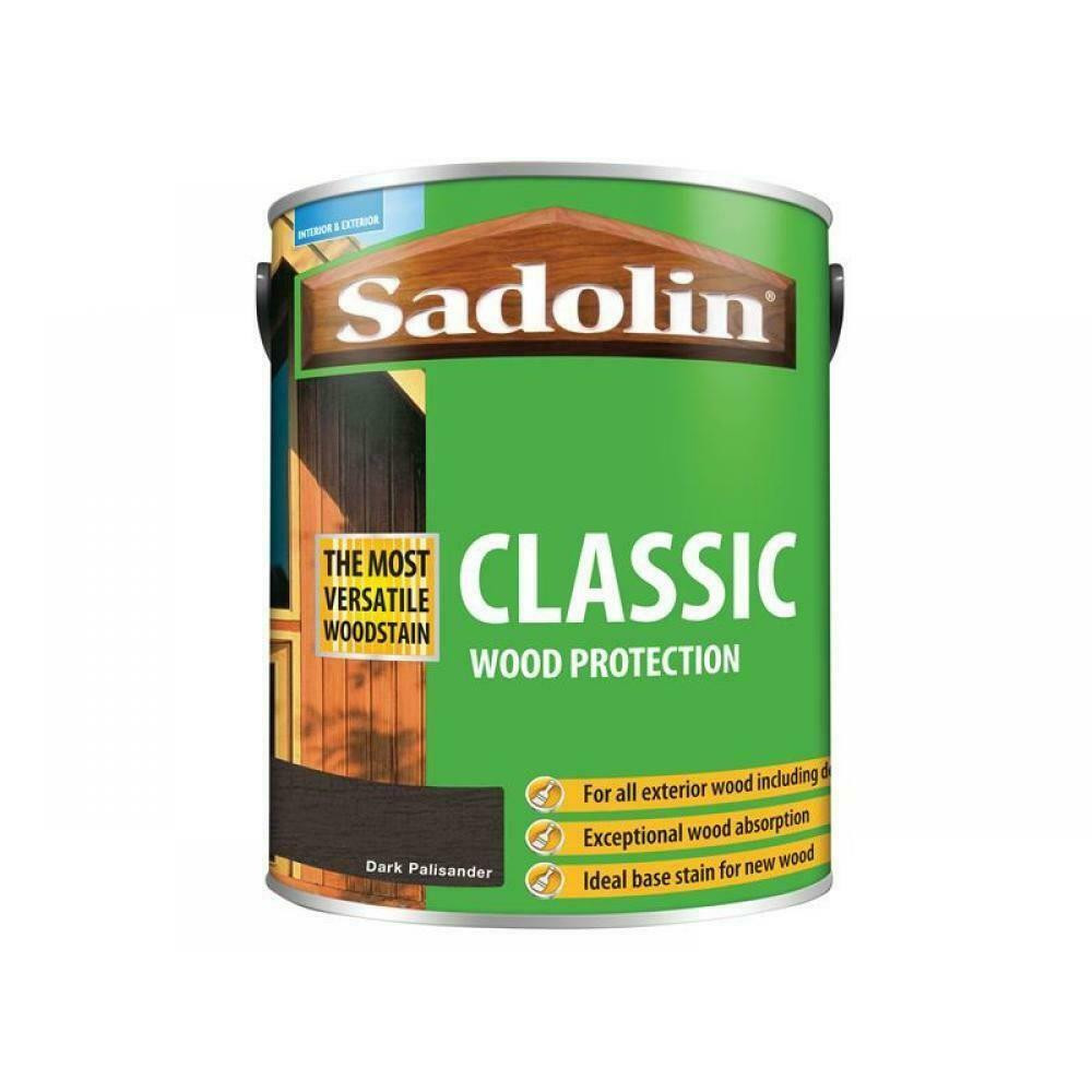 Sadolin Classic Wood Protection Wood Stain Dark Palisander 1 Litre ...