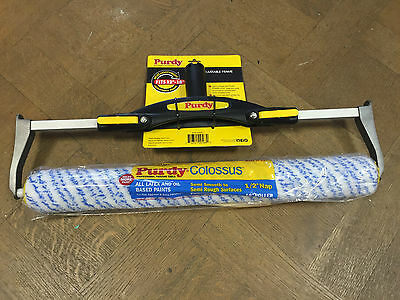 Purdy Quick Connect Premium 12"-18" Adjustable Paint Roller Frame + 18 ...