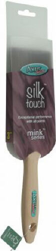 3" Axus Decor Silk Touch Synthetic Bristle Mink Series Paint Brush ...