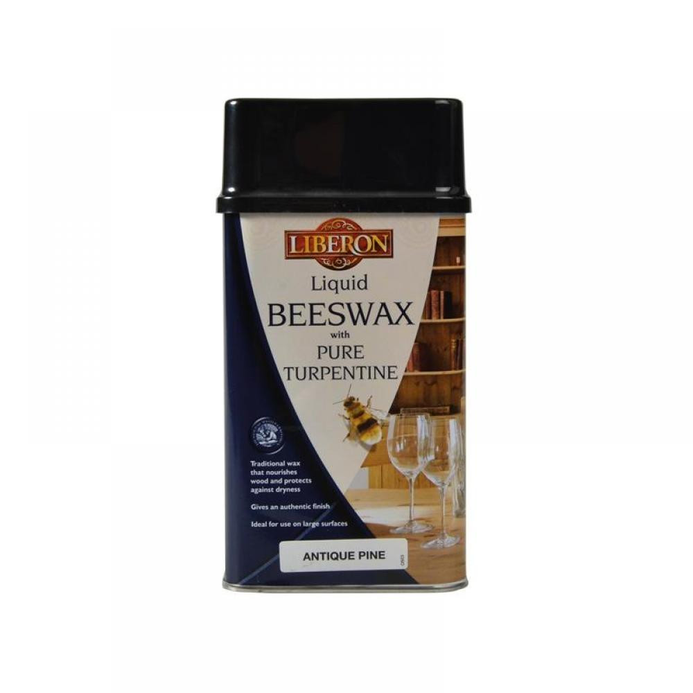 Liberon BLAP500 500ml Beeswax Liquid - Antique Pine - Shades Colour Centre