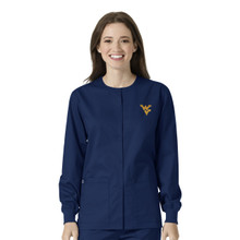 West Virginia Mountaineers Navy Scrub Cap for Women