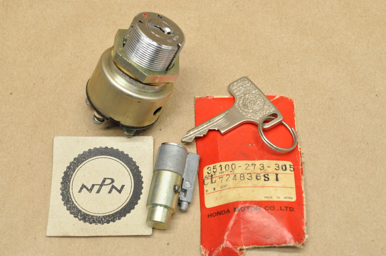 NOS Honda CL72 CL77 Scrambler Key Ignition Switch & Lock Set Early Type ...