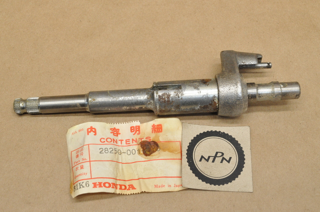 NOS Honda C100 CA100 C102 CA102 C105 CA105 C110 CA110 Kick Start Starter Spindle 28250-001-070 ...