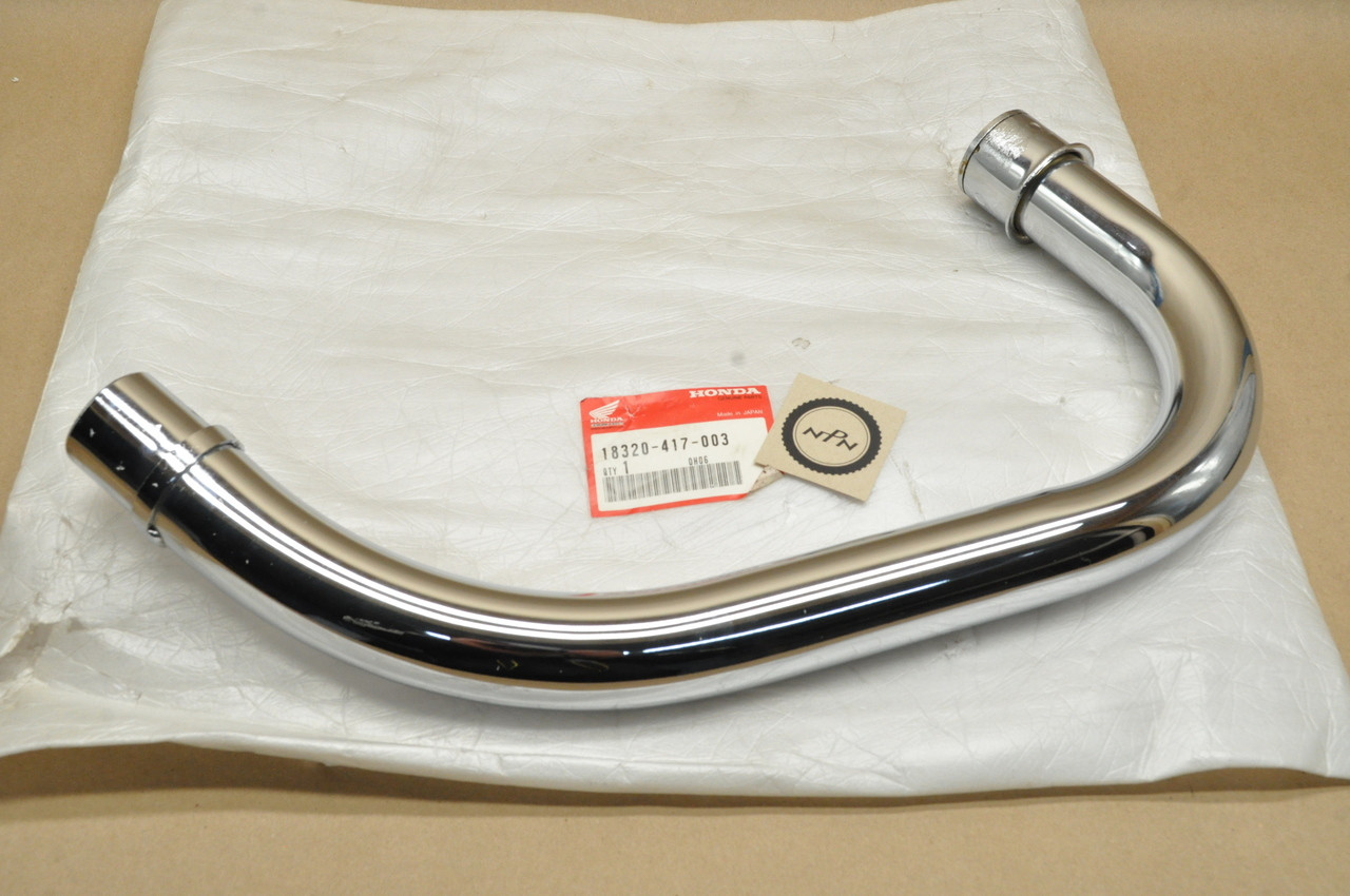 NOS Honda CB400 CB450 CM400 CM450 Right Exhaust Muffler Header Pipe ...