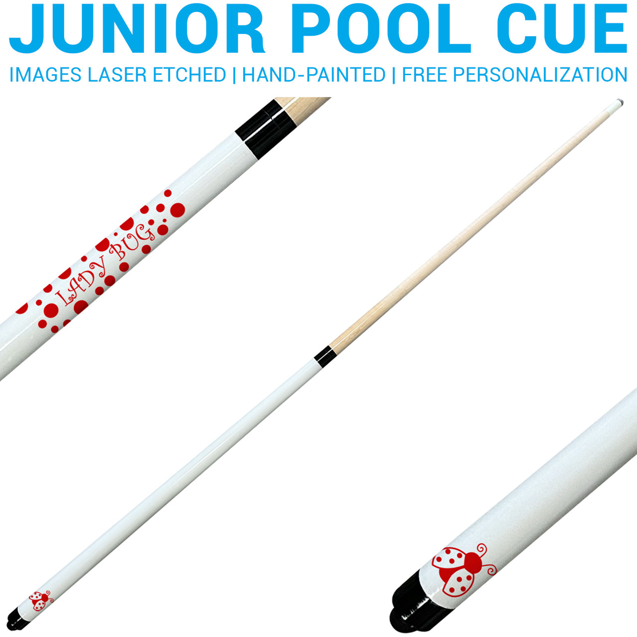 Monster Break 48" Kids' Pool Cue - Ladybug