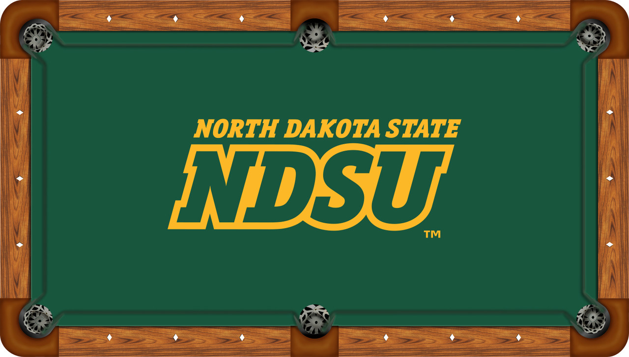 North Dakota State Bison Billiard Table Felt