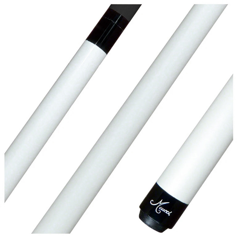 Meucci Radiant Break Cue With Carbon Fiber Pro Shaft White
