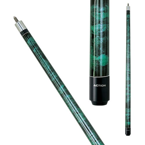 Green Action Pool Cues VAL02