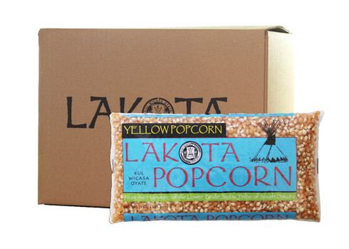 Case of Yellow Popcorn Kernels