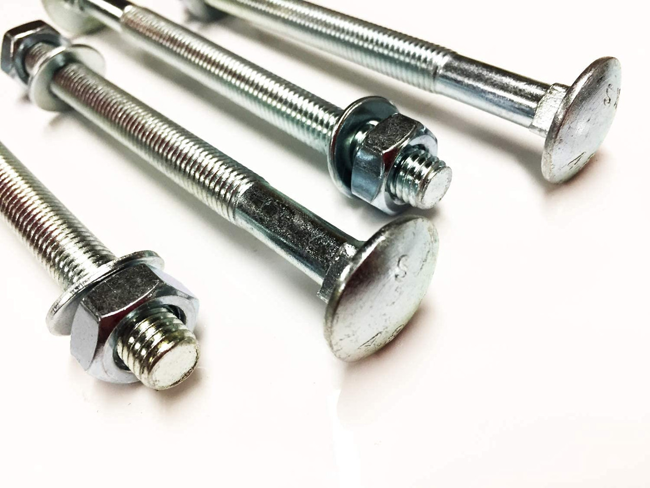 M8 x 50 Hex Bolt Black Pack 4 Grade 8.8 High Tensile steel Heaxagon ...