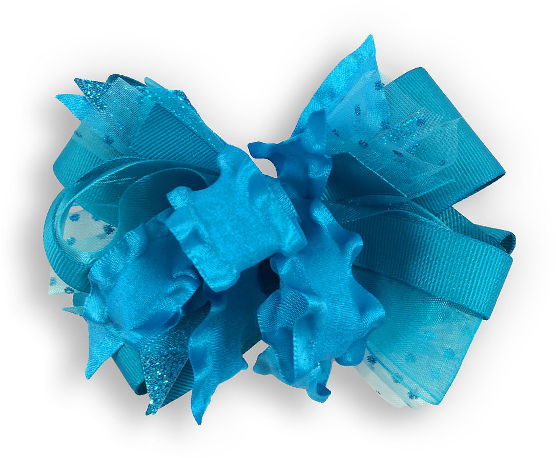 Solid Turquoise Bow Hip Together