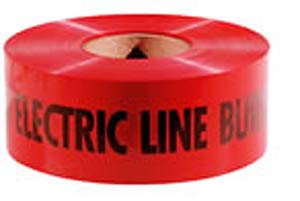 Ideal 42-101 - Non-Detectable Caution Buried Electric Line Below Tape - 1 000 ft.