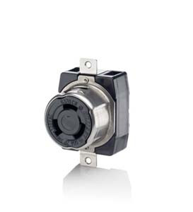 Leviton 7379 - 50A 600V 3P 4W Locking Receptacle