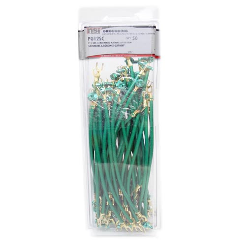 NSI PG12SC - STRANDED WIRE GROUNDING PIGTAIL 50/PK