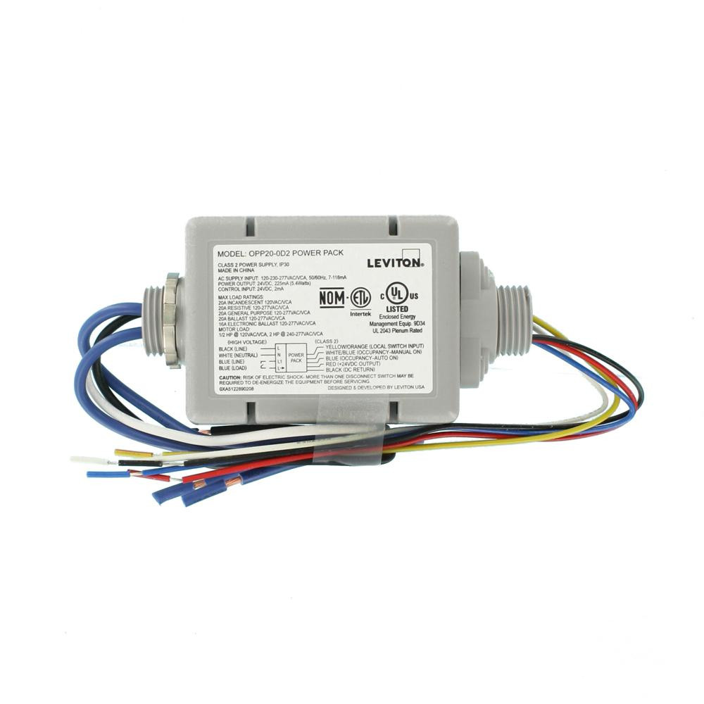 Leviton 20A Standard Power Pack for Occupancy Sensors