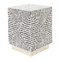 Shell Inlay Cube End Table | Pfeifer Studio
