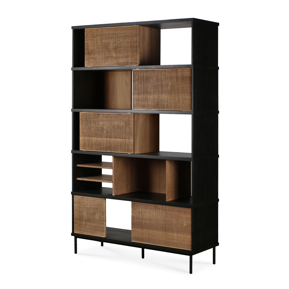 Contemporary Teak Wood Shelf | Pfeifer Studio