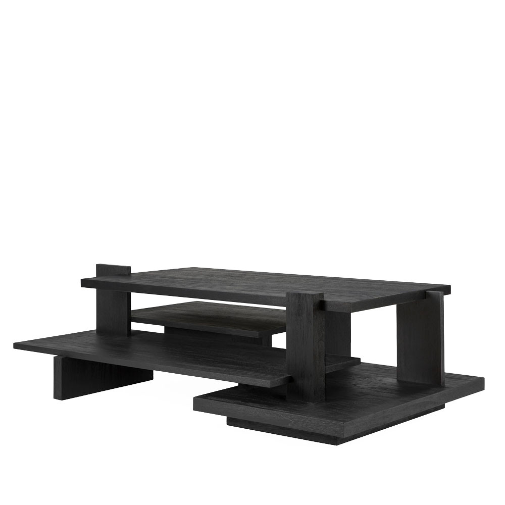 Modern Teak Wood Coffee Table | Pfeifer Studio